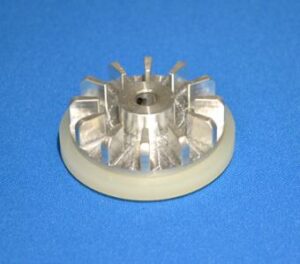 Spinner Disk Pulley Assembly w/ urethane ring with a flat edge UBE Part ...